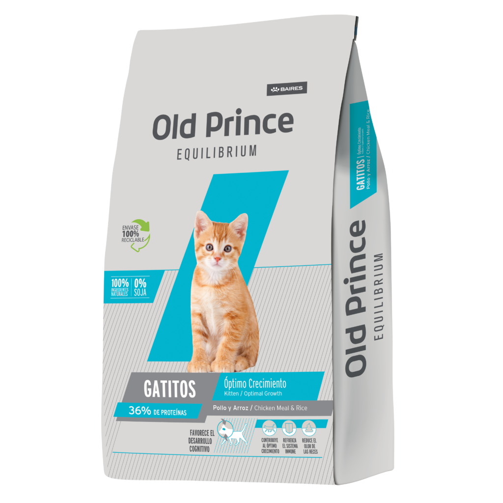 Old Prince Equilibrium Gatitos Óptimo Crecimiento x 3Kg - Nutrega Córdoba